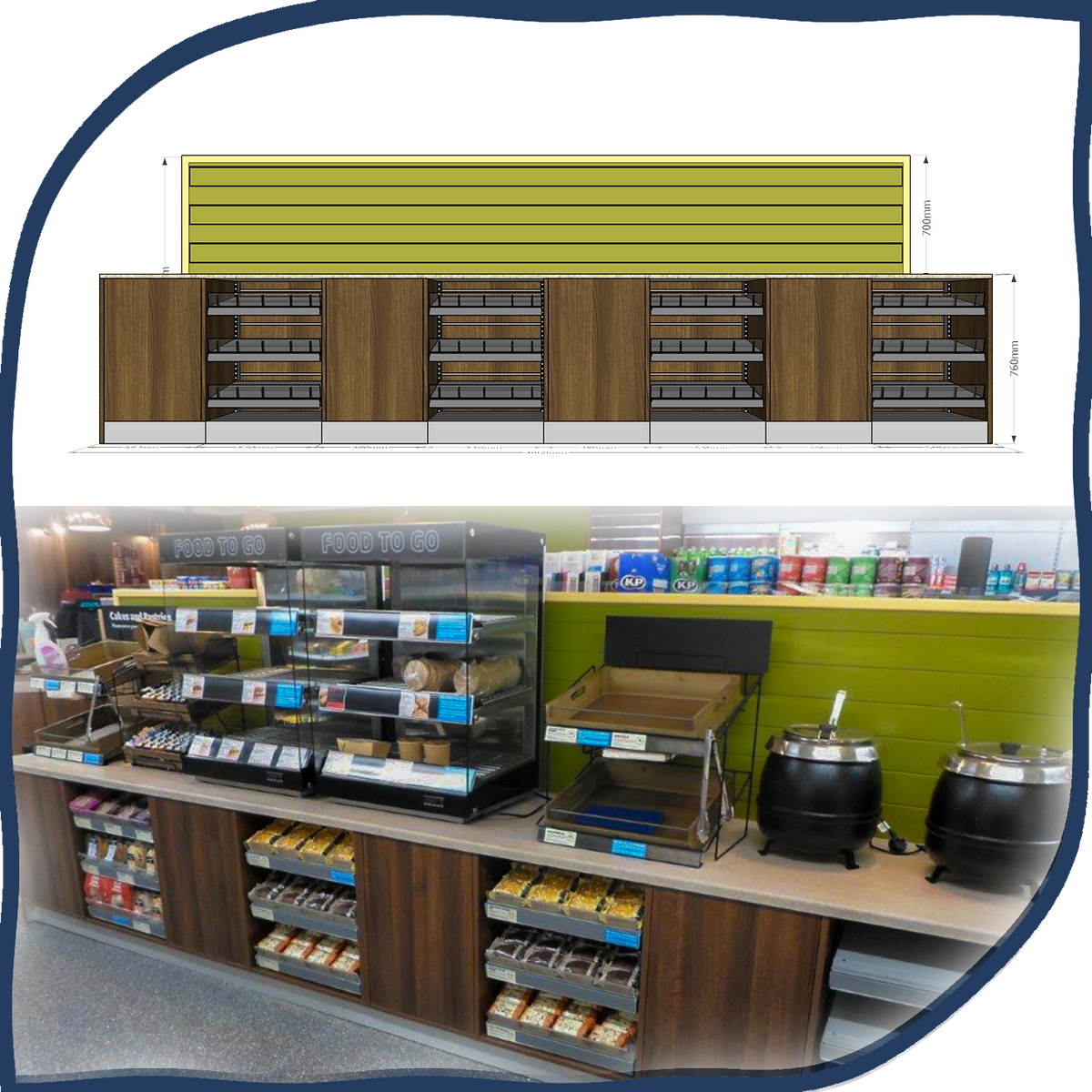 3D Counter Designs – ExperiaRetailSolutions